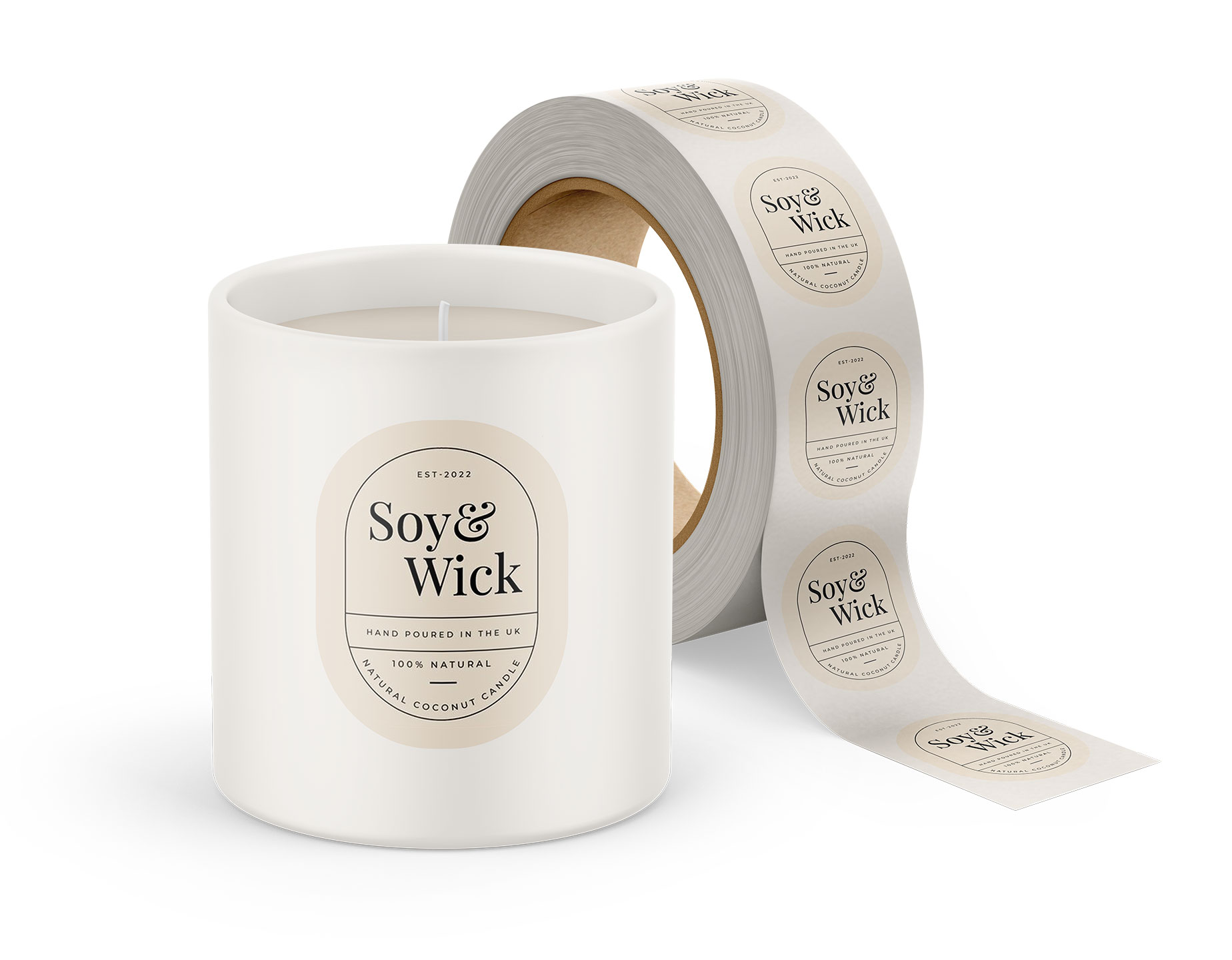 Luxury Cream Labels and Textured Labels - Brandpack™ Ireland